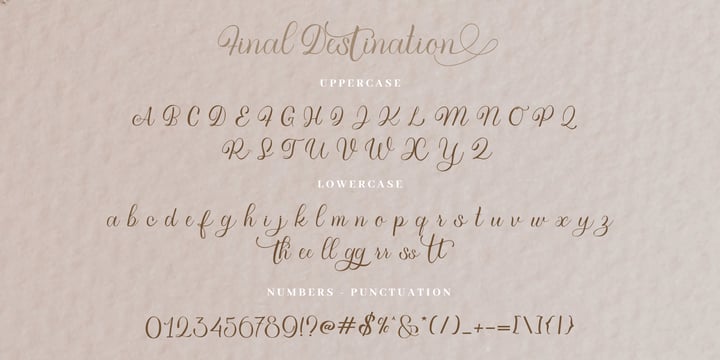 Final Destination Font | Webfont & Desktop | MyFonts