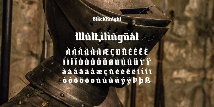 The Black Knight Font | Webfont & Desktop | MyFonts