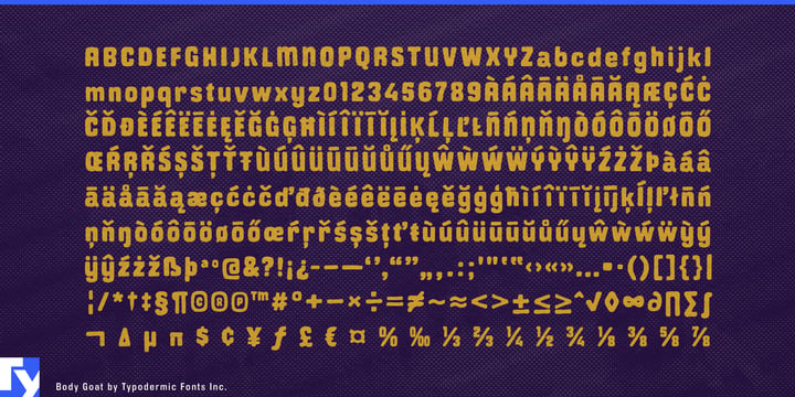 Body Goat Font | Webfont & Desktop | MyFonts