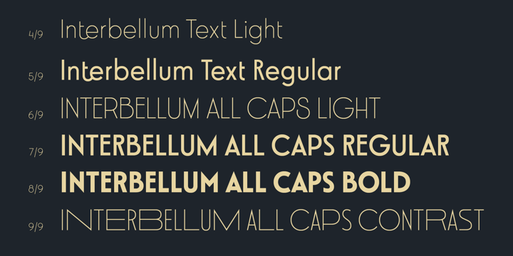 Interbellum Font | Webfont & Desktop | MyFonts