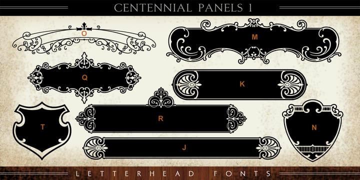 LHF Centennial Panels 1 Font | Webfont & Desktop | MyFonts