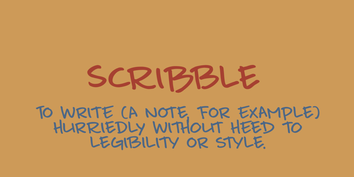 Scribbler Font | Webfont & Desktop | MyFonts