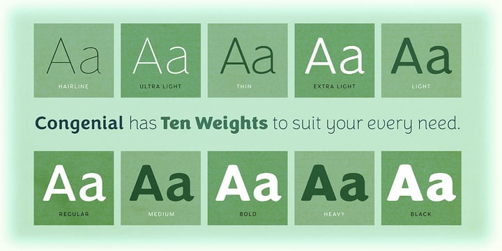 Congenial Font | Webfont & Desktop | MyFonts
