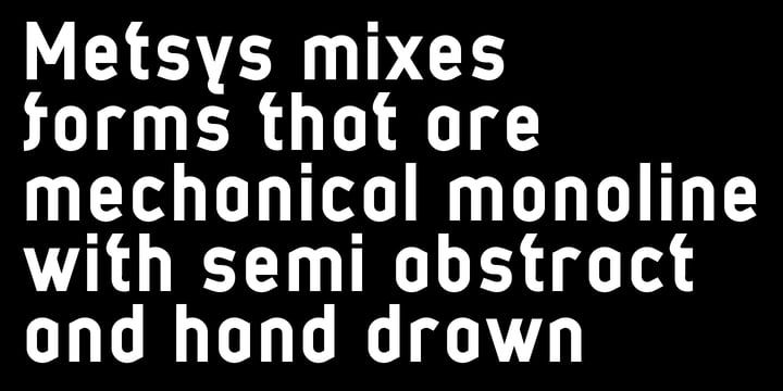 Metsys Font | Webfont & Desktop | MyFonts