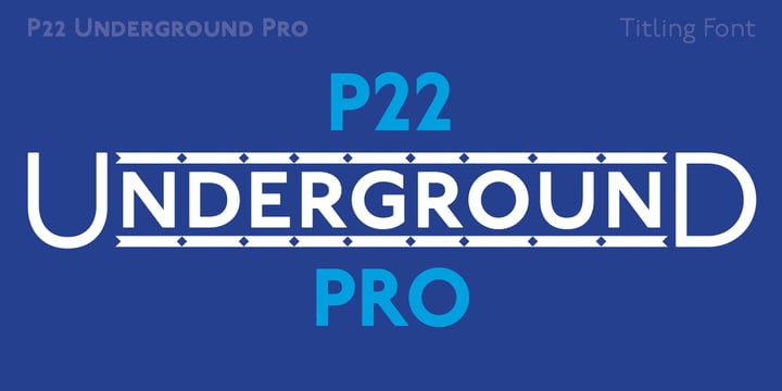 P22 Underground Pro Font | Webfont & Desktop | MyFonts