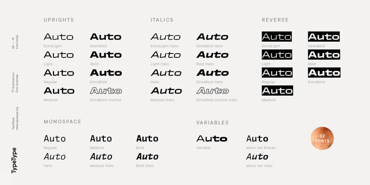 TT Autonomous Font | Webfont & Desktop | MyFonts