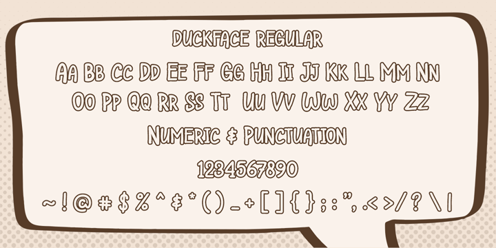 Duckface Font | Webfont & Desktop | MyFonts