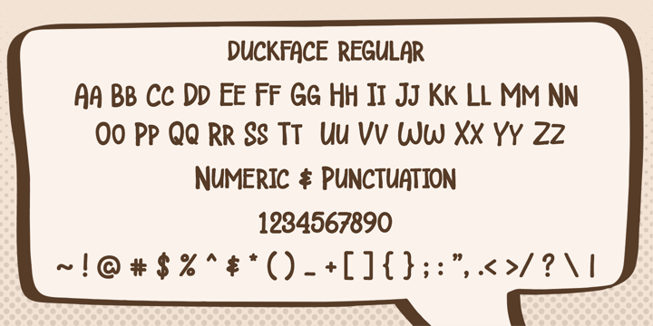 Duckface Font | Webfont & Desktop | MyFonts
