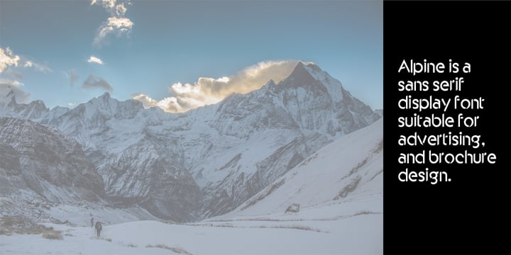 Alpine Mtn Font | Webfont & Desktop | MyFonts