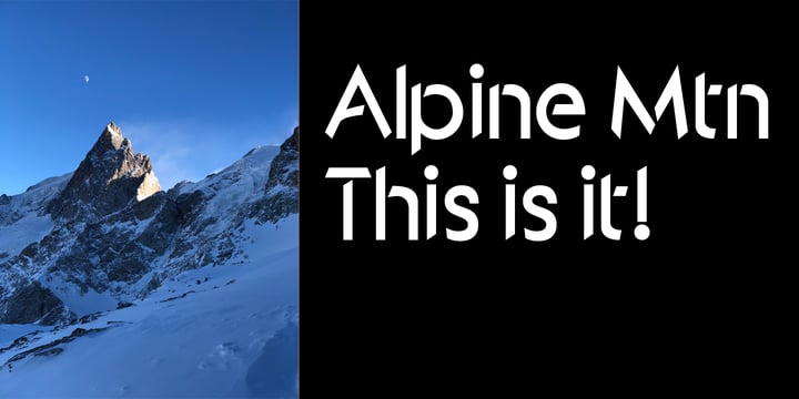 Alpine Mtn Font | Webfont & Desktop | MyFonts
