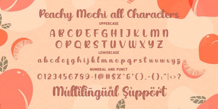 Peachy Mochi Font | Webfont & Desktop | MyFonts