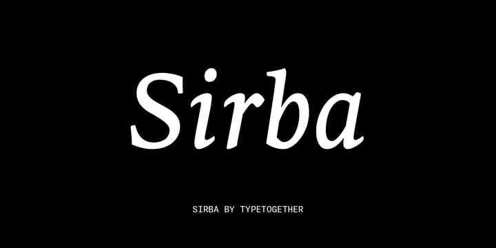 Sirba Font | Webfont & Desktop | MyFonts