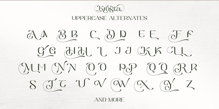 Krosta Font | Webfont & Desktop | MyFonts