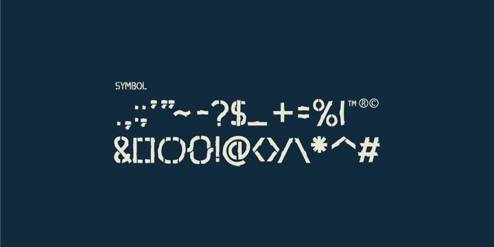 Overline Stencil Font | Webfont & Desktop | MyFonts