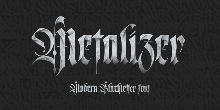 Metalizer Font | Webfont & Desktop | MyFonts