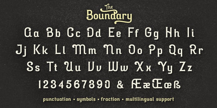 Boundary Font | Webfont & Desktop | MyFonts