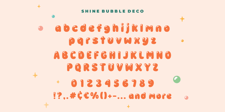 Shine Bubble Font | Webfont & Desktop | MyFonts