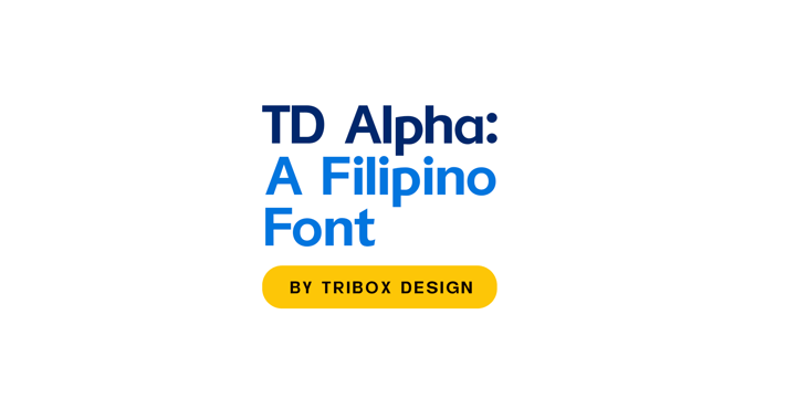 TD Alpha Font | Webfont & Desktop | MyFonts