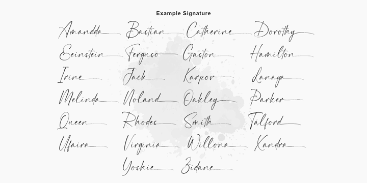 Jherlitha Signature Font | Webfont & Desktop | MyFonts