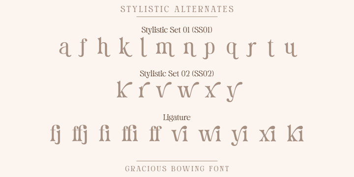 Gracious Bowing Font | Webfont & Desktop | MyFonts