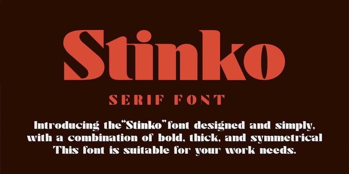Stinko Font | Webfont & Desktop | MyFonts