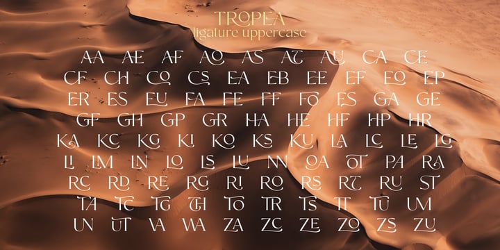 Tropea Font | Webfont & Desktop | MyFonts