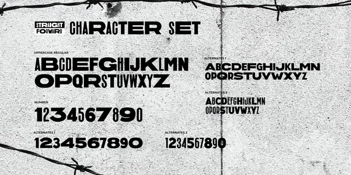 Straight Forward Font | Webfont & Desktop | MyFonts