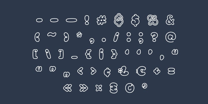 Two Lines Loop Font | Webfont & Desktop | MyFonts