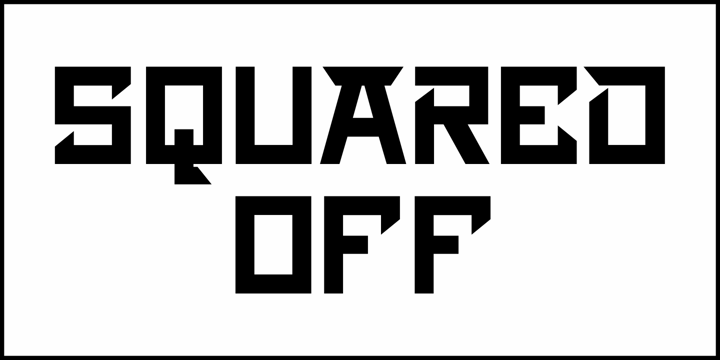 Squared Off JNL Font | Webfont & Desktop | MyFonts
