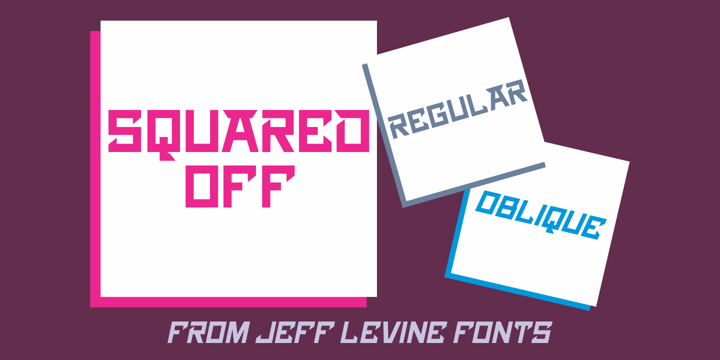 Squared Off JNL Font | Webfont & Desktop | MyFonts