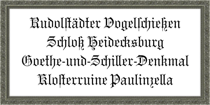 Gutenberg Gotisch Font | Webfont & Desktop | MyFonts