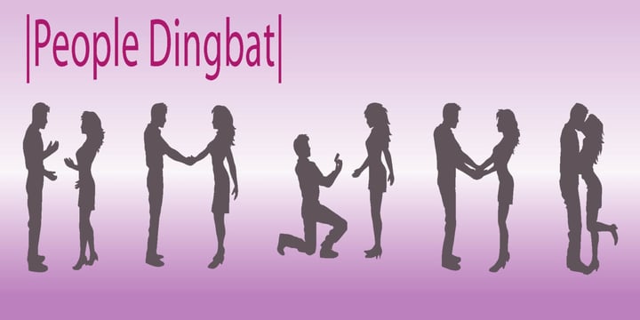 People Dingbat Font | Webfont & Desktop | MyFonts