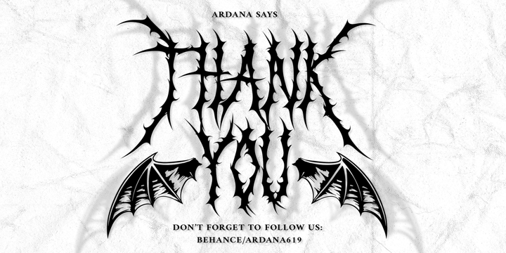 Black Dread Font | Webfont & Desktop | MyFonts