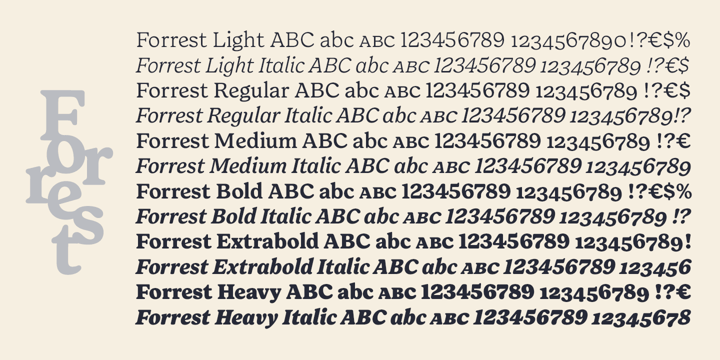Forrest Font | Webfont & Desktop | MyFonts
