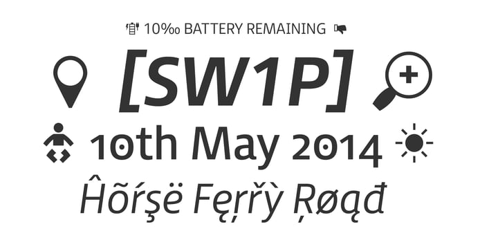 Fontsmith Modern Signage Bundle Font | Webfont & Desktop | MyFonts