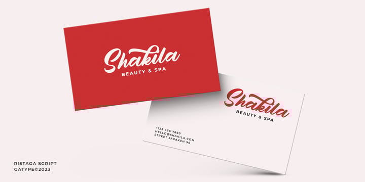 Ristaga Script Font | Webfont & Desktop | MyFonts