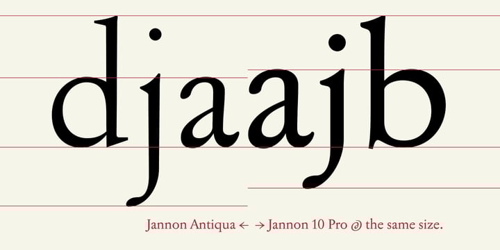 Jannon Pro Font | Webfont & Desktop | MyFonts