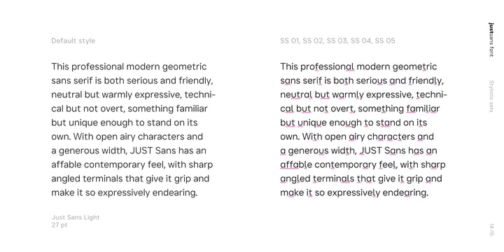Just Sans Font | Webfont & Desktop | MyFonts