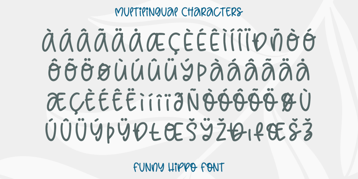Funny Hippo Font | Webfont & Desktop | MyFonts