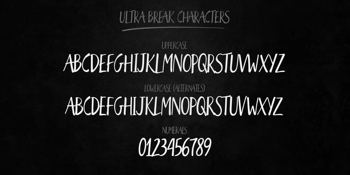 Ultra Break Font | Webfont & Desktop | MyFonts