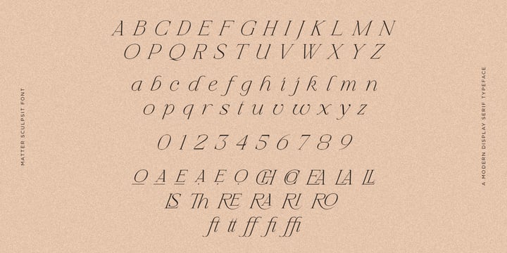 Matter Sculpit Font | Webfont & Desktop | MyFonts