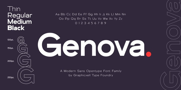 Genova Font | Webfont & Desktop | MyFonts