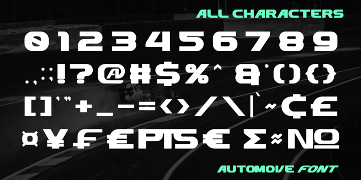 Automove Font | Webfont & Desktop | MyFonts