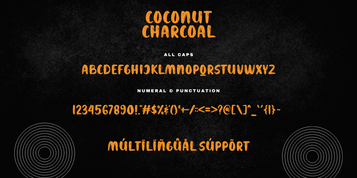 Coconut Charcoal Font | Webfont & Desktop | MyFonts
