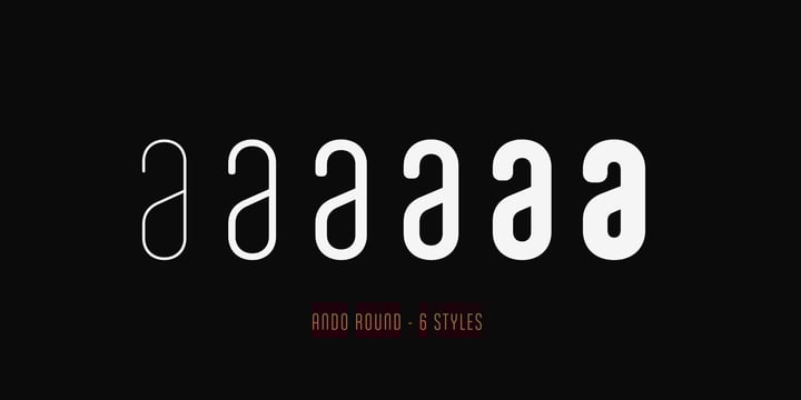 Ando Round Font | Webfont & Desktop | MyFonts