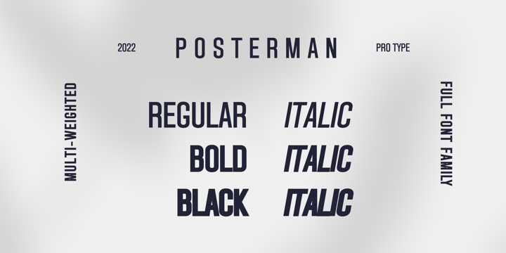 Posterman Font | Webfont & Desktop | MyFonts