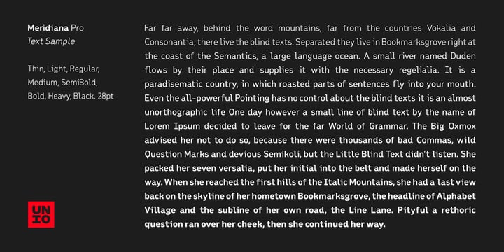 Meridiana Pro Font | Webfont & Desktop | MyFonts