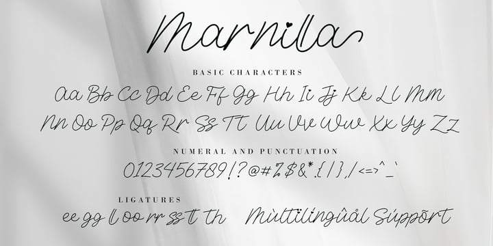 Marnilla Signature Font | Webfont & Desktop | MyFonts