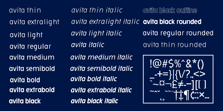 Avita Font | Webfont & Desktop | MyFonts
