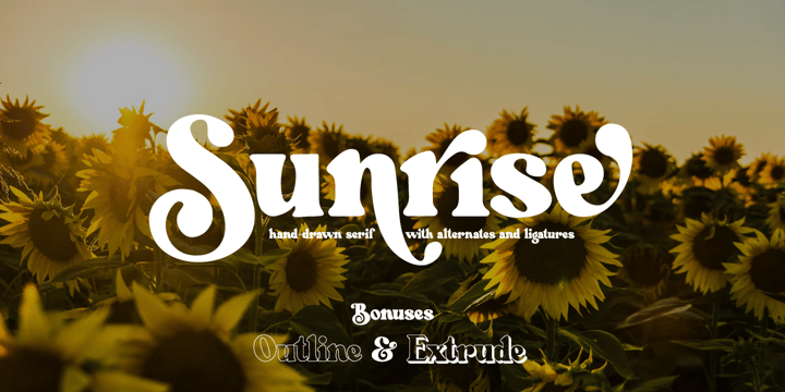 Sunrise Font | Webfont & Desktop | MyFonts